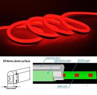 China High Safety Red Jacket Flexible Led Neon Tube Light 30 Ft 12V Easy For Installation for sale