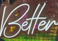China 12VDC 200cm EU Plug Custom Neon Signs For Supermarket for sale