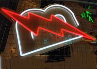China Acrylic 200cm 12VDC Lightning Led Neon Signs RoHS For Bar for sale