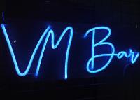 China Blue Color 150cm Acrylic Led Neon Name Signs EU Plug for sale