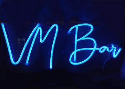 China Blue Color 150cm Acrylic Led Neon Name Signs EU Plug for sale
