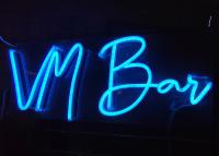 China Blue Color 150cm Acrylic Led Neon Name Signs EU Plug for sale