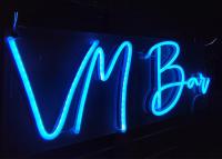 China Blue Color 150cm Acrylic Led Neon Name Signs EU Plug for sale
