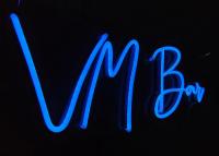 China Blue Color 150cm Acrylic Led Neon Name Signs EU Plug for sale