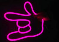 China Pink Palm Hazard Free AU Plug 6ft Wire Led Neon Signs for sale