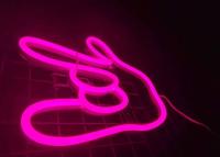 China Pink Palm Hazard Free AU Plug 6ft Wire Led Neon Signs for sale