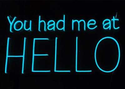 China EU Plug 10cm 12VDC Led Neon Signs For Sweethearts for sale