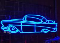 China Acrylic Silica Gel 12VDC 200cm Car Neon Signs For Auto Show for sale