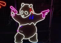 China Hazard Free 12VDC EU Bear Neon Light Billboard For Gift for sale
