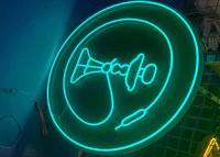 China Garden Neon sign Blue color billboard lighting pattern Interior Decorating for sale