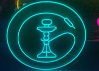 China Garden Neon sign Blue color billboard lighting pattern Interior Decorating for sale