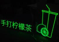 China Tea coffee bar shop neon sign color billboard Drop shinpping No MOQ for sale