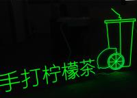 China Tea coffee bar shop neon sign color billboard Drop shinpping No MOQ for sale