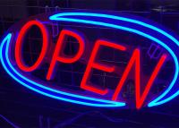 China Open neon sign door billboard  eye-catching Light weight hot sell for sale