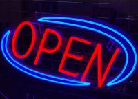 China Open neon sign door billboard  eye-catching Light weight hot sell for sale