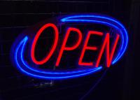 China Open neon sign door billboard  eye-catching Light weight hot sell for sale