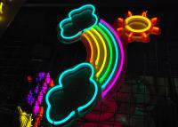 China rainbow Custom neon sign led silica gel acrylic board  handmade fashion lighting for sale