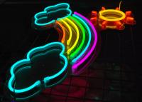China rainbow Custom neon sign led silica gel acrylic board  handmade fashion lighting for sale
