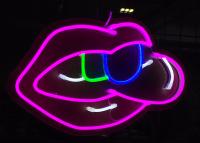 China Custom neon sign fashion trend spectacles store shopping mall magnificent displays of illuminated signs for sale
