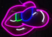 China Custom neon sign fashion trend spectacles store shopping mall magnificent displays of illuminated signs for sale