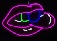 China Custom neon sign fashion trend spectacles store shopping mall magnificent displays of illuminated signs for sale