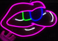 China Custom neon sign fashion trend spectacles store shopping mall magnificent displays of illuminated signs for sale