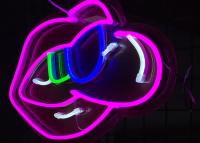 China Custom neon sign fashion trend spectacles store shopping mall magnificent displays of illuminated signs for sale