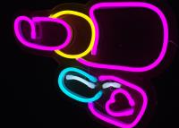 China lipstick neon sign Cosmetics store channel letters, signboards, logos, advertising boxes, landscapes and stage decoratio for sale