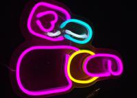 China lipstick neon sign Cosmetics store channel letters, signboards, logos, advertising boxes, landscapes and stage decoratio for sale