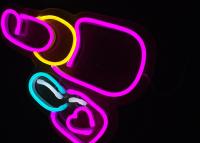 China lipstick neon sign Cosmetics store channel letters, signboards, logos, advertising boxes, landscapes and stage decoratio for sale