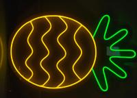 China Ananas Neon Sign handemade fruits neon sign shenzhen handmade sign for sale