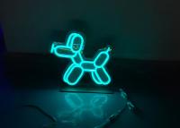 China Custom dog acid blue  neon sign  handiwork  5*12mm 3A power supply for sale