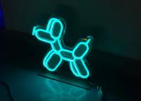 China Custom dog acid blue  neon sign  handiwork  5*12mm 3A power supply for sale