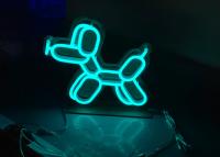 China Custom dog acid blue  neon sign  handiwork  5*12mm 3A power supply for sale
