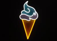 China USA Hot sell ice cream custom  neon sign Vasten amazon popular pattern for sale