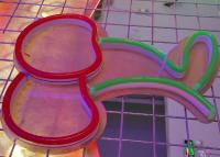 China Cherry  Led Neon Signs LED Illuminated Sign signage US/ UK/ AU/ EU Plug for sale