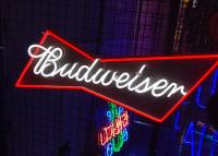 China Handmade Budweiser  neon light signs for business home bars and game rooms for sale