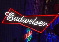 China Handmade Budweiser  neon light signs for business home bars and game rooms for sale