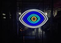China Eye of god  Excellent Custom Neon Signs High Visibility Easy Install for sale