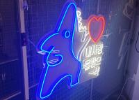 China Custom Fat star indoor Neon Signs Led Neon Open Sign 50/60HZ to korea for sale