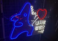 China Custom Fat star indoor Neon Signs Led Neon Open Sign 50/60HZ to korea for sale