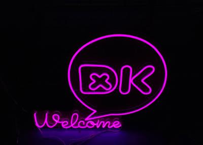 China High Performance Welcome Custom Led Neon Signs Pink color 12v for sale