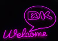 China High Performance Welcome Custom Led Neon Signs Pink color 12v for sale