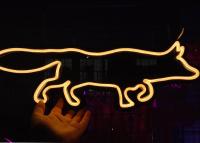 China Vasten wolf neon sign 14 Colors AU/ EU Plug 12VDC  Acrylic Billboard lighting for sale