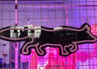 China Vasten wolf neon sign 14 Colors AU/ EU Plug 12VDC  Acrylic Billboard lighting for sale