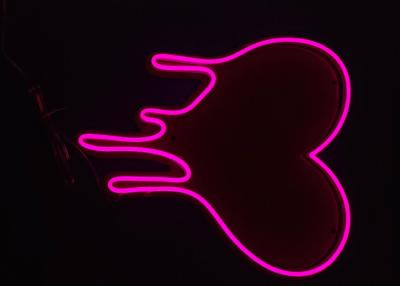China Vasten pink melt heart neon sign 12V silica gel  led neon sign for sale