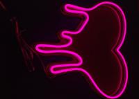 China Vasten pink melt heart neon sign 12V silica gel  led neon sign for sale