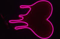 China Vasten pink melt heart neon sign 12V silica gel  led neon sign for sale