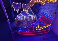 China 12VDC Acrylic Silicone Led Neon Shoes Billboard 200cm for sale