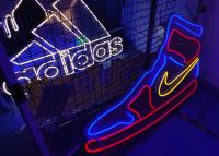 China 12VDC Acrylic Silicone Led Neon Shoes Billboard 200cm for sale